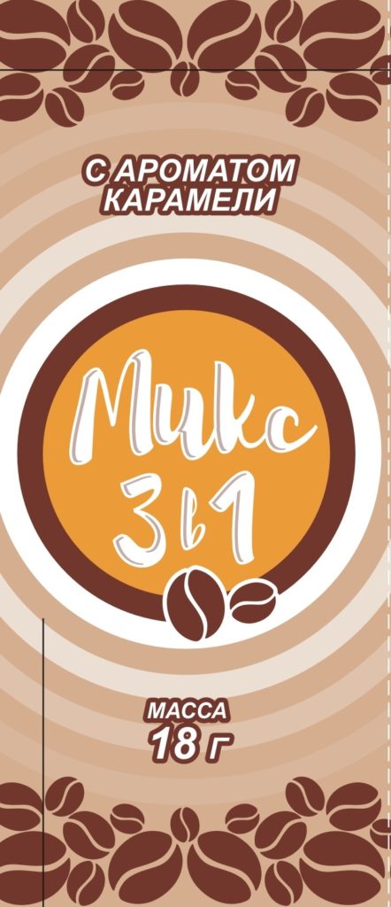 Кофе Микс 3 в 1 Карамель
